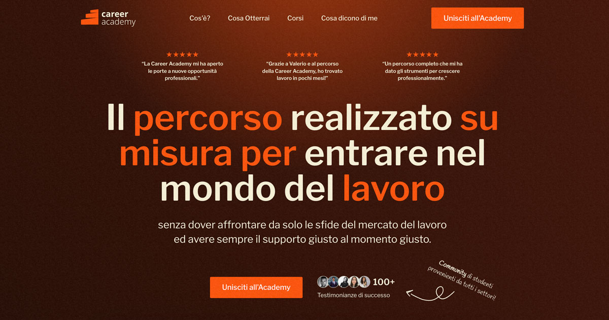 Career Academy - Valerio Villani